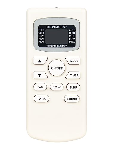 GYKQ-34 Replace AC Remote Control Compatible with Soleus/Black&Decker/TCL Air Conditioner TM-PAC-08E3 BPACT10WT BPACT12WT