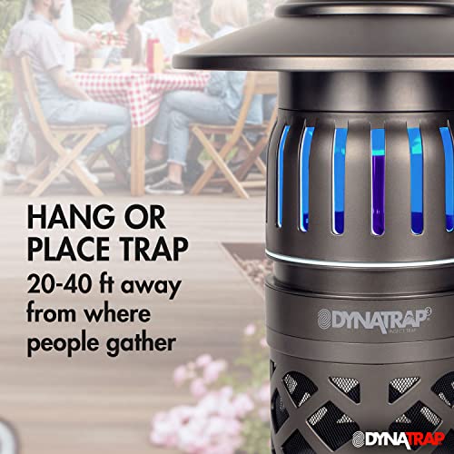 DynaTrap DT1050-TUNSR Mosquito & flying Insect Trap β Kills Mosquitoes, Flies, Wasps, Gnats, & Other Flying Insects β Protects up to 1/2 Acre