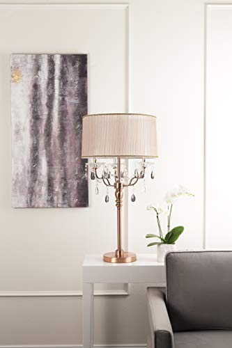 OK-5126t 35-Inch Rosie Crystal Table Lamp