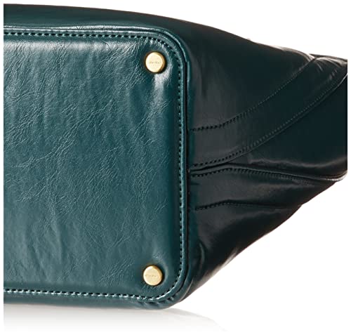 Calvin Klein Hailey Micro Pebble Top Zip Chain Tote, Hunter
