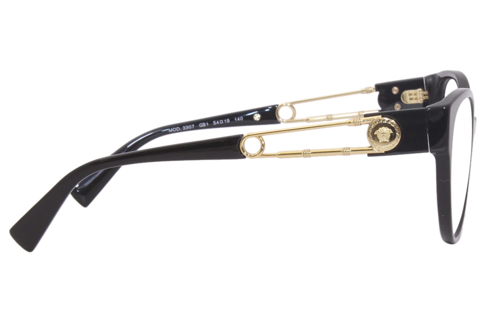 Versace Transparent Cat Eye Ladies Eyeglasses 0VE3307 GB1 52