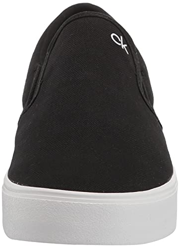 Calvin Klein Men's RYOR Sneaker, Black Canvas 962, 8