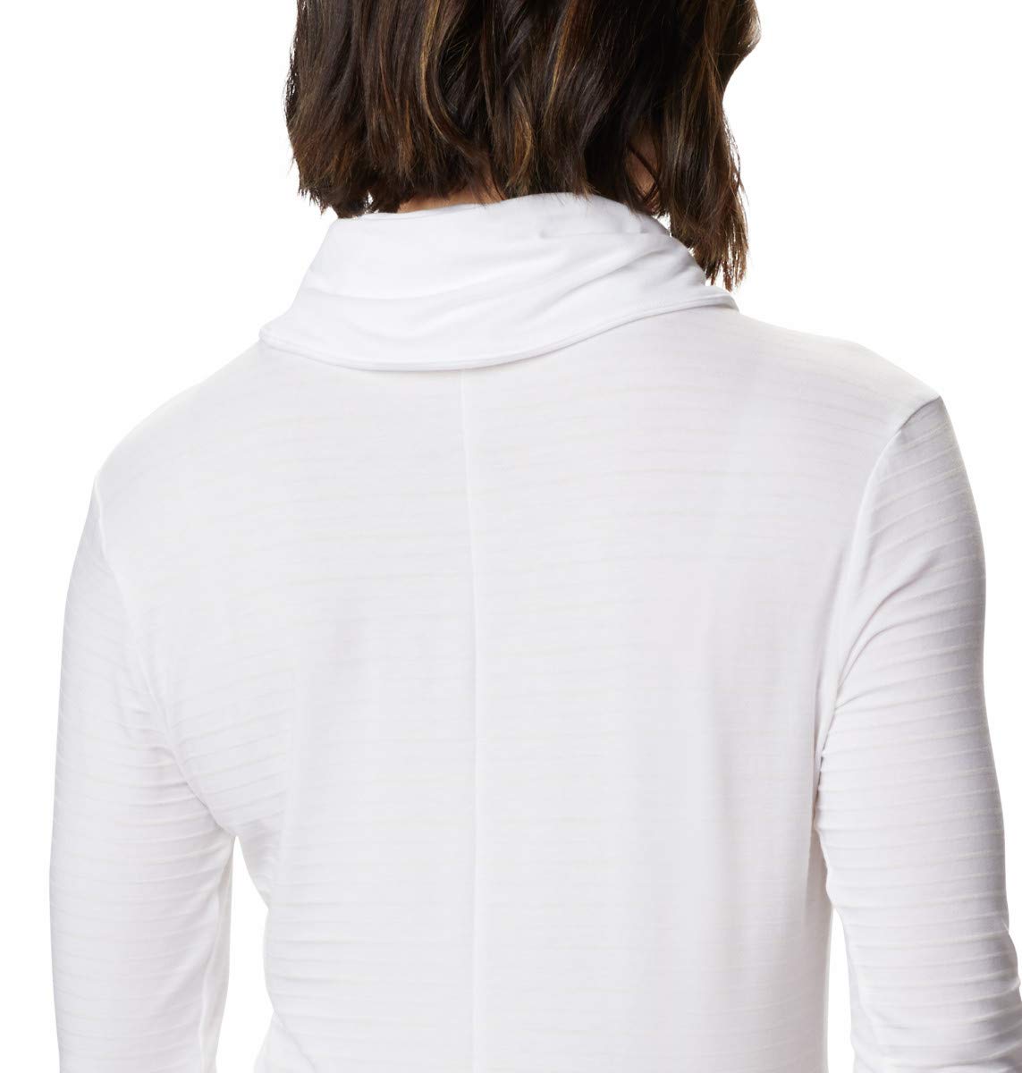 Columbia Women's Essential Elements Striped Long Sleeve Shirt, White Stripe, Medium