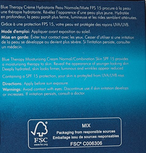 Biotherm Blue Therapy Moisturizing Cream SPF 15 for Unisex, 1.69 Ounce