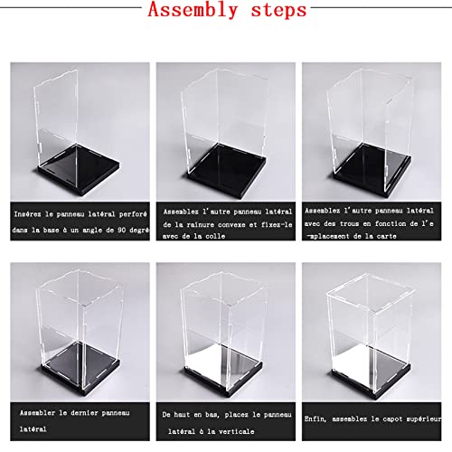 Display Box Compatible with lego 43185 Boun's boat Display Case, Model Collectibles Dustproof Display Case (No Building Block Model) (white background)