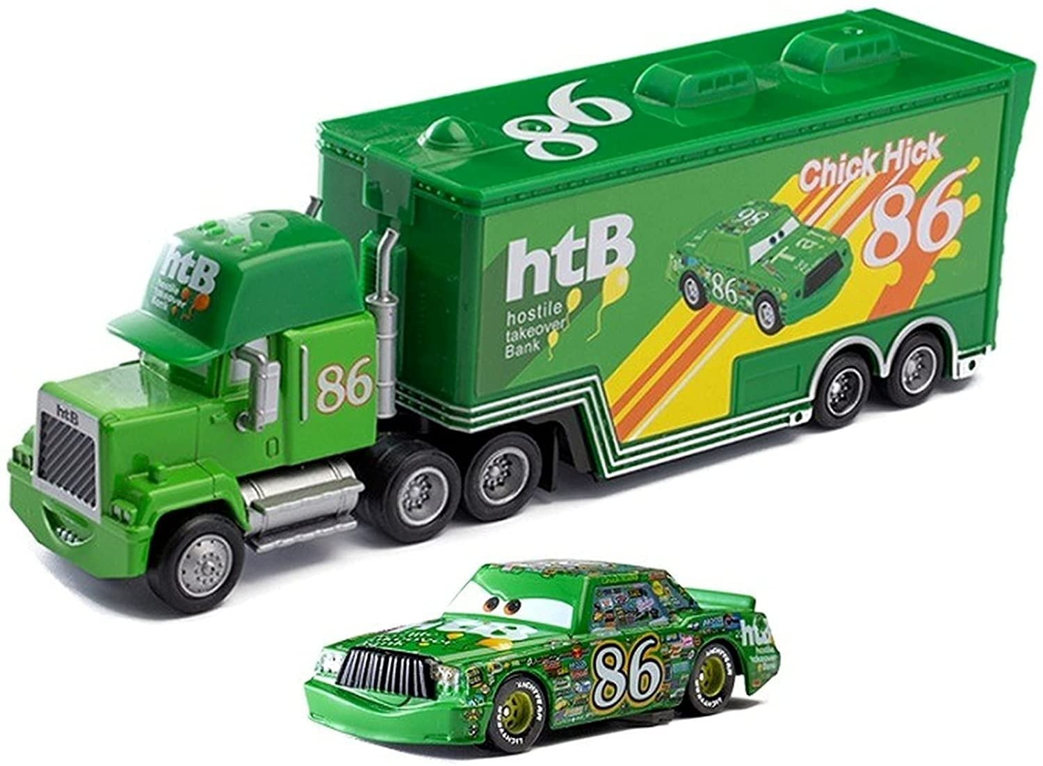VIAMAZ Set of Toy Cars, Color Box Packing for Your Son Birthday Gift Toy Cars 1:55 Scale Die-Casting Car Metal Alloy Boy Kid Toy, Safety Toy Cars for Kid, Multi-Color and Style for Choosing