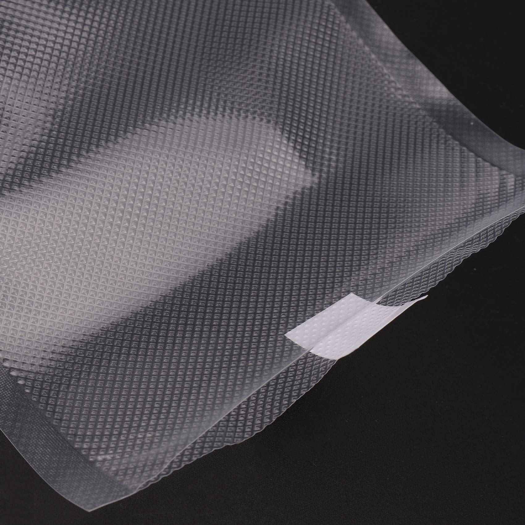 Geynutaly Textured Sealer Sous Vide Saver Roll Vacuum Bags Kitchen Storage Food - 15x500cm