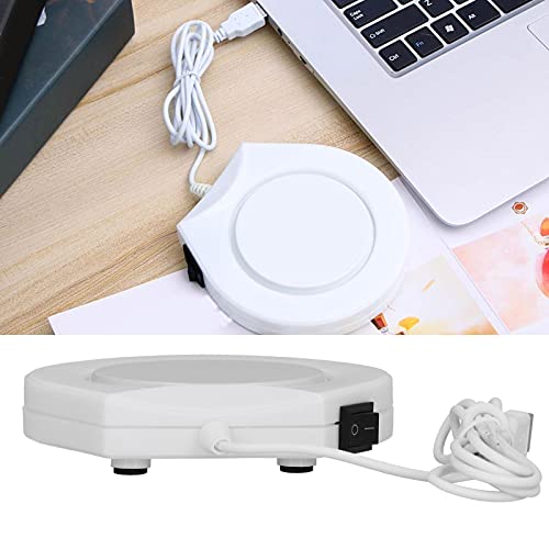 Coffee Heater Pad, Coffee Cup Warmer Perfect Gift Multipurpose 4.5x4.5x0.8inch for Home Office for Picnics Camping for Coffee Tea Milk for Travel