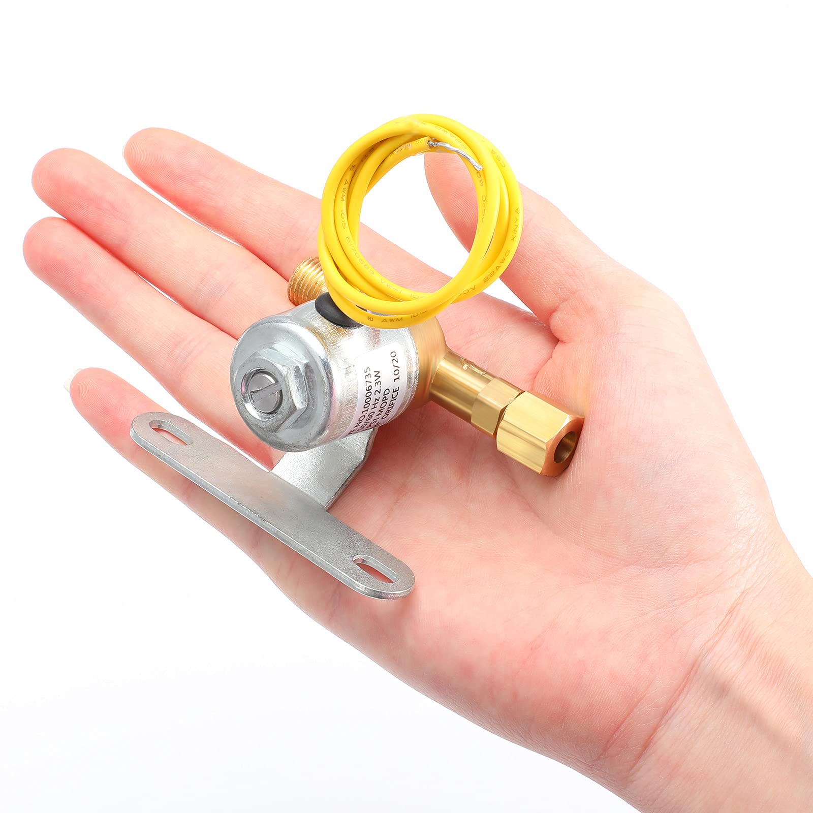Humidifier Valve 4040 Solenoid Valve Brass Air Valve Compatible with Aprilaire Fit for 400 500 600 700 Humidifier 24 Volt