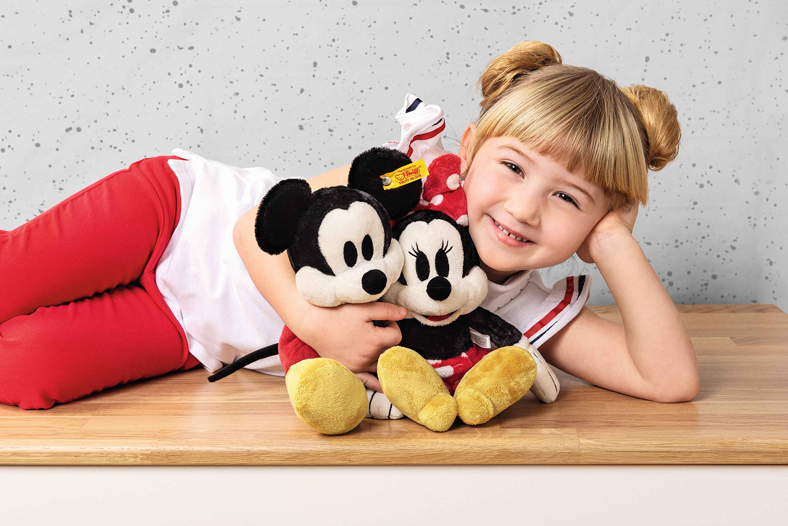 Steiff Disney Soft Cuddly Friends Minnie Mouse 12" Premium Stuffed Animal