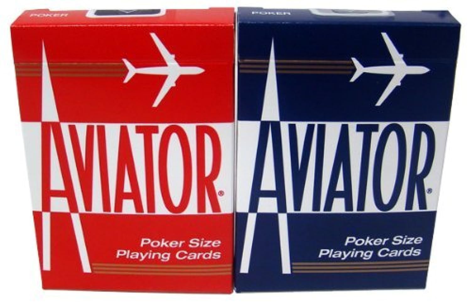 Quality Aviator Casino Playing Cards - 2 Decks