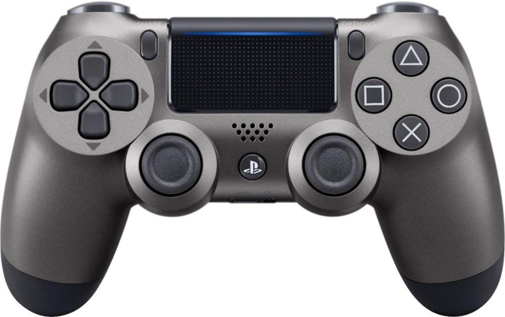 Playstation 4 Slim 1TB SSD Limited Edition Days of Play Steel Black Console with Controller Bundle Enhanced with Fast Solid State Drive (Renewed)