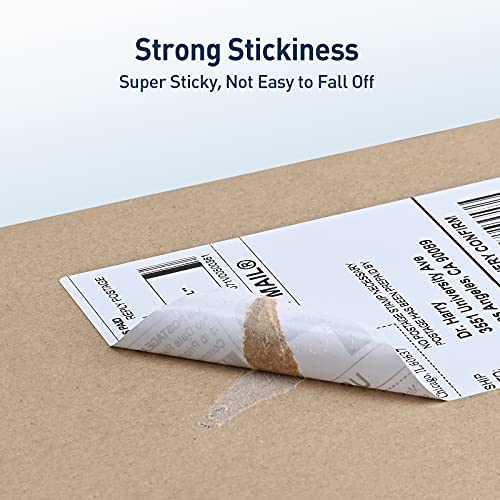 iDPRT Shipping Labels - 4×6 Thermal Direct Shipping Label, Fan-Fold Labels, Thermal Shipping Label for Label Printer, 500 Labels Per Stack, Address Blank Labels for Office, Strong Adhesive Labels