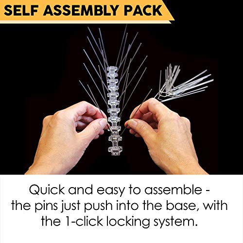 Defender | Pro Wide Stainless Steel | 4 Feet | Self-Assembly Kit | Info Guide