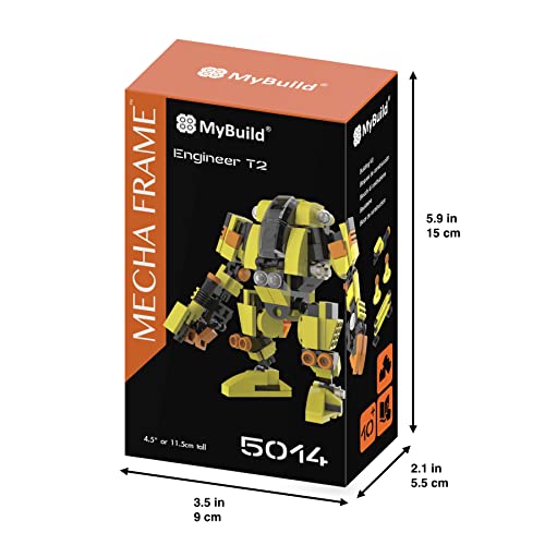 MyBuild Mecha Frame Engineer T2 - Mech Building Bricks, Fun and Engaging Toy Construction Blocks for Building Enthusiasts - 5014
