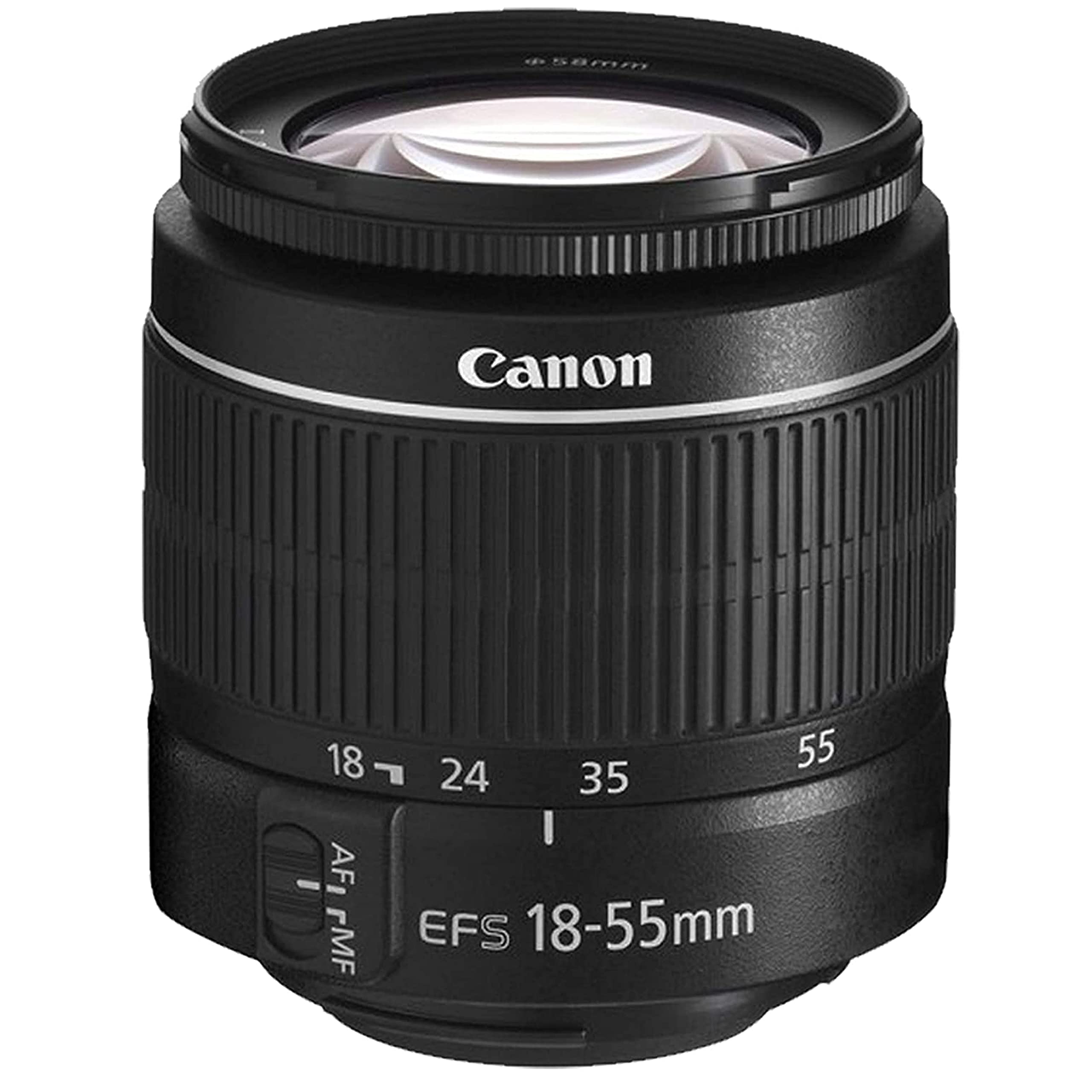Canon EOS Rebel T100 DSLR Camera w/ 18-55mm F/3.5-5.6 Zoom Lens + Macro + Telephoto + More (18pc Bundle) (Renewed)