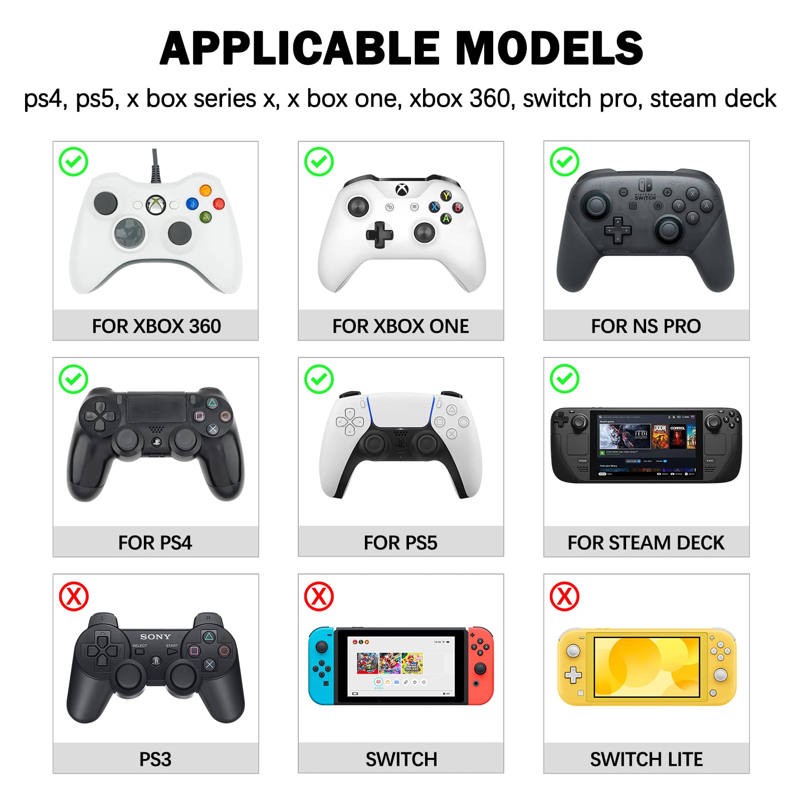 DLseego Kakarotto 4PCS Thumb Grips Caps for Xbox One PS5 PlayStation4 DualSense Switch Pro Wireless Controller Steam Deck, Soft Silicone Anti-Slip Button Caps Japanese Cartoon 3D Joystick Cover