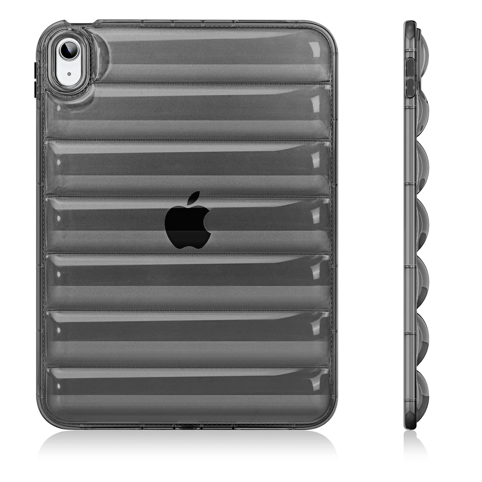 DTTOCASE for iPad 10th Generation Case 2022, Air Cushion Clear iPad 10.9 Inch Soft Case, Transparent [Yellowing Resistant,Anti-Fingerprint,Anti-Scratch], Lightweight, Slim - Clear