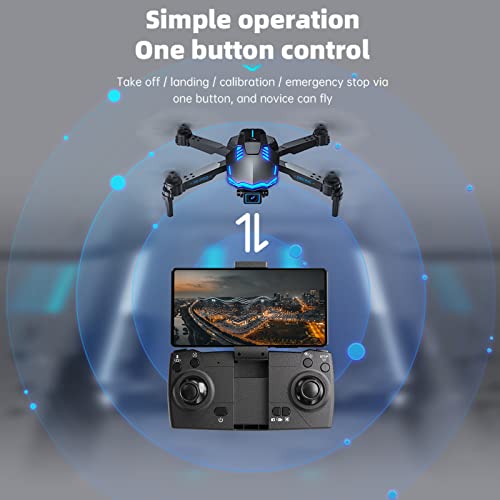 RiskOrb Drone with 1080P Dual Camera for Kids Beginners Adults,Optical Flow Positioning & Altitude Hold,Intelligent Obstacle Avoidance,Toys Gifts for Boys Girls ,One Key Start/Landing/Calibrate,360° Flips,X6 Pro FPV WiFi RC Quadcopter, 2 batteries