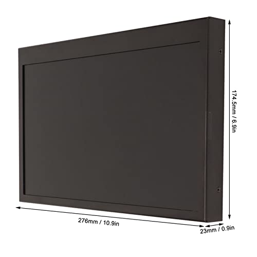 ciciglow 11.6 inch Portable Monitor, 1920 x 1080 IPS VGA HDMI Computer Display, Support Wall Mounted and Desktop Installation, for Computer, Automation Equipment Display, etc.(US)