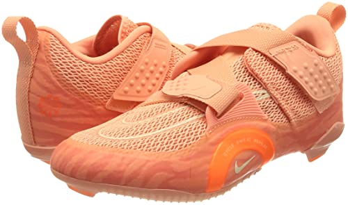 Nike Women's SuperRep Cycle 2 Next Nature Cycling Shoe (Crimson Bliss/Total Orange/Pearl White, us_Footwear_Size_System, Adult, Women, Numeric, Medium, Numeric_7)
