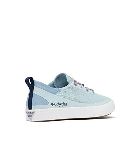 Columbia Women's Bonehead PFG Boat Shoe, Mountain Mist/Collegiate Navy, 8.5