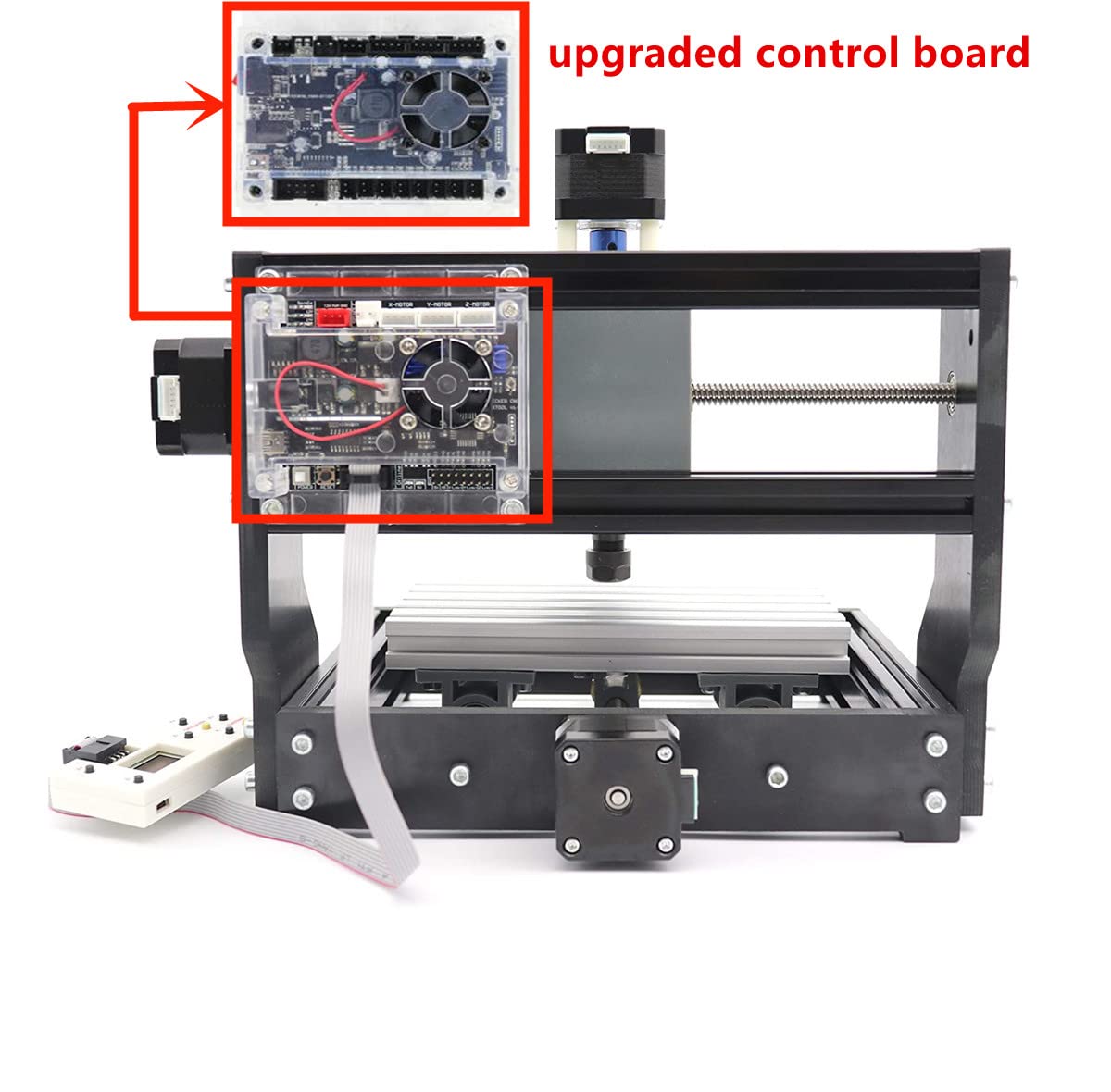 CNCTOPBAOS 1610 PRO CNC Milling Machine,with GRBL Offline Controller,3 Axis Desktop DIY Mini CNC Router Kit Engrave Carving PVC,PCB,Acrylic,Wood Cutting Engraving Machine CNC1610 Pro