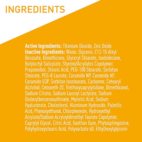 CeraVe 100% Mineral Sunscreen Spf 30 | Body Sunscreen With Zinc oxide & Titanium Dioxide for Sensitive Skin | 5 Oz, Pack Of 2