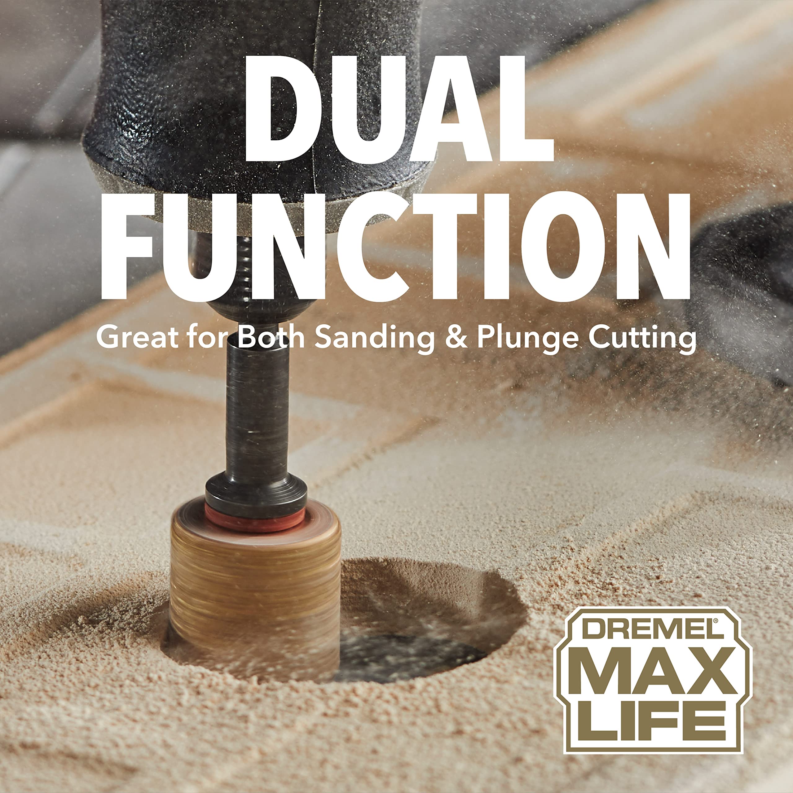 Dremel Max Life 60 Git Carbide Sanding Drum, Rotary Tool Accessory - 408HP