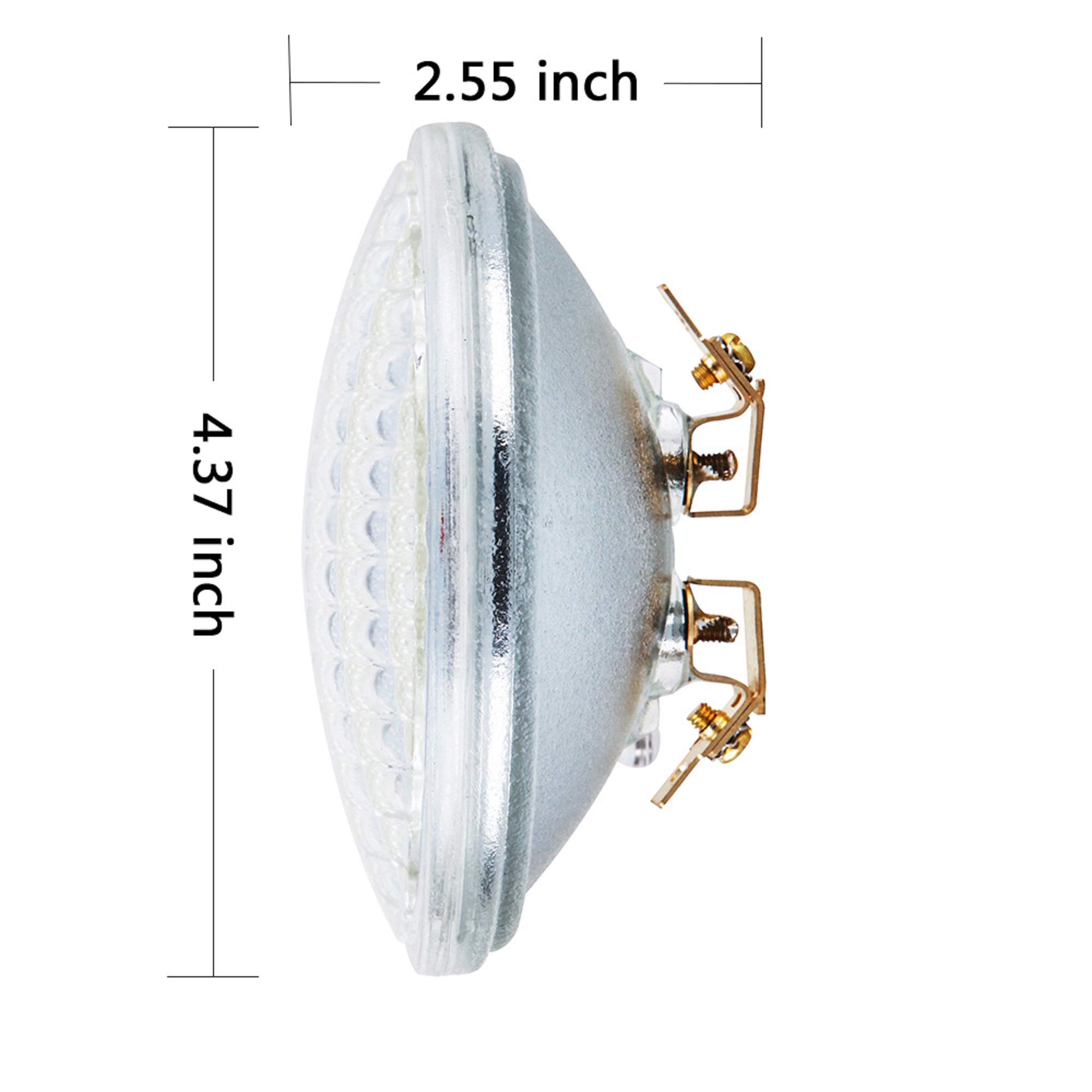 Goehiaul PAR36 LED Landscape Bulbs 6W 3000K Warm White, AC/DC12V, 700Lumens 36W Halogen Equivalent, Water Resistant PAR36 LED Bulb (1 Pack)