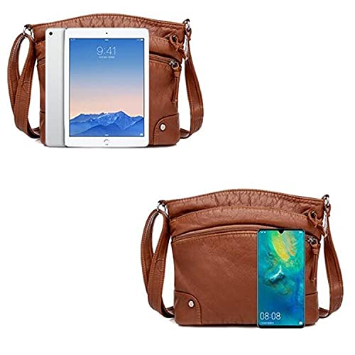 Purses for Women Soft PU Leather Shoulder Bag.HgOgTg Ladies Crossbody Purse Pocketbooks (1#)
