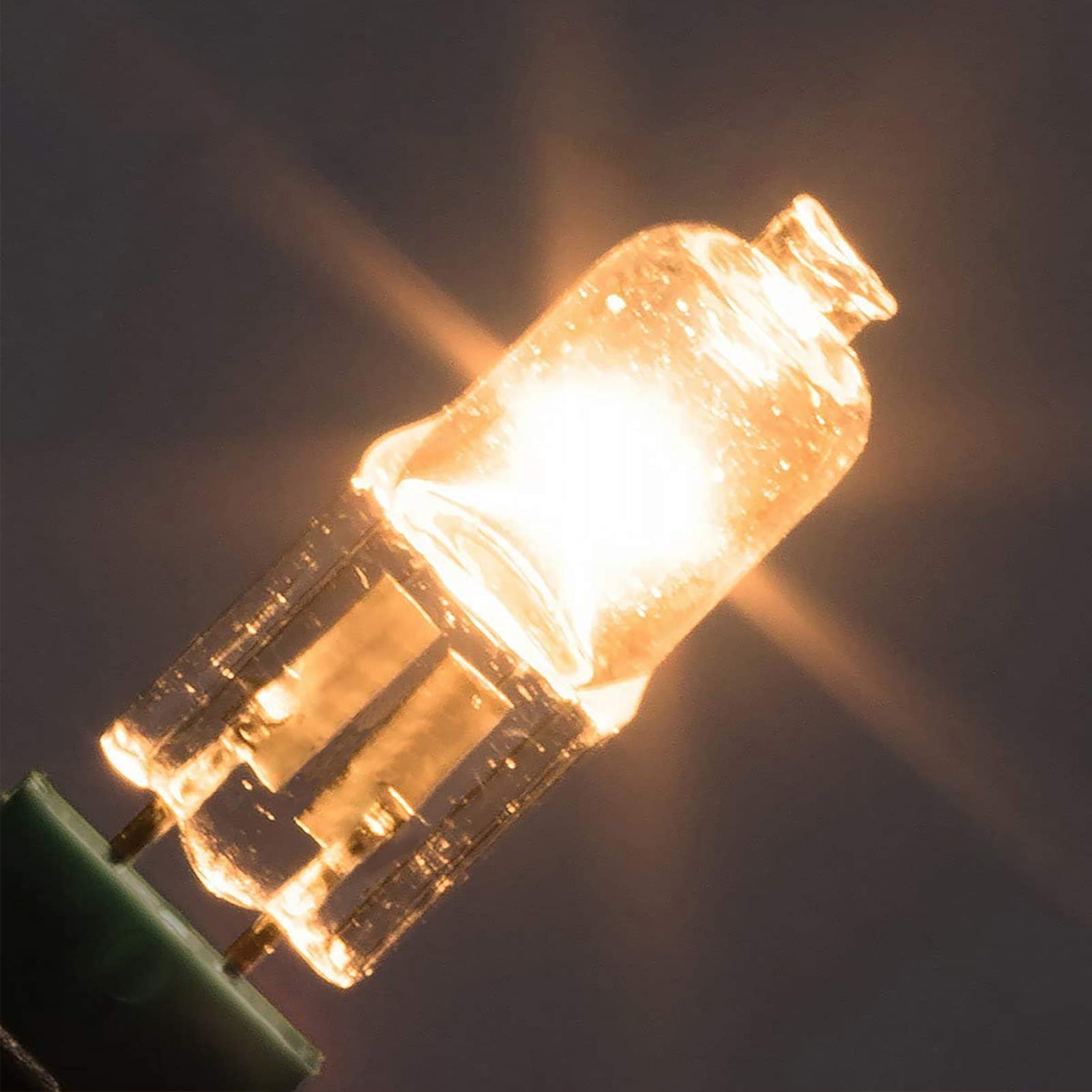 CMYBEN G4 Halogen Light Bulbs, 20W 12V 2700K G4 Dimmable Halogen 2 Pin Base Lamp Warm White Clear Capsule Lamp Pack of 10