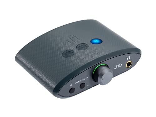 iFi uno - DAC & Headphone AMP - USB-C Input - Improve Lacklustre Audio - Streaming/Gaming/Music Modes Adjust Sound to Suit You - 32-bit/384kHz/DSD256/MQA - Windows/MAC/Smart Device/Active Speakers