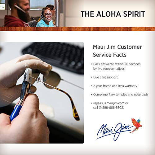 Maui Jim Women's Koki Beach Polarized Fashion Sunglasses, Purple Tortoise/Maui RoseĀ®, Medium