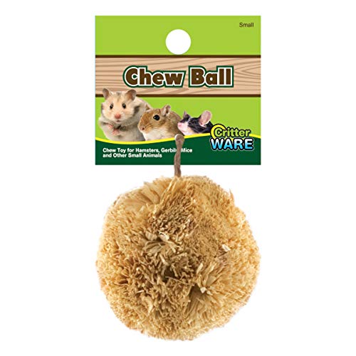 Ware Manufacturing Natural Corn Leaf Ball Toy for Small Pets, Small