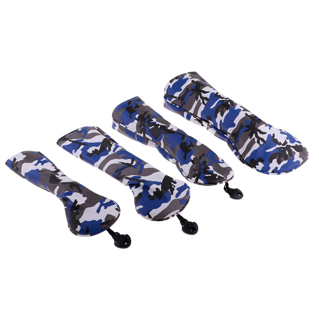 Colcolo Freneci Headcover Driver Wood Headcover 460CC Driver Wood Headcover , Camo Blue