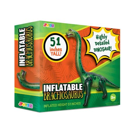 JOYIN 51" Brachiosaurus Inflatable Dinosaur Toy for Party Decorations, Birthday Party Gift, Gift for Kids and Adults