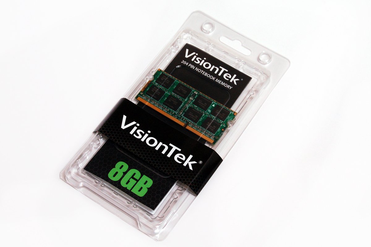 VisionTek 8GB DDR3L Low Voltage 1600 MHz (PC3-12800) CL11 SODIMM, Notebook Memory - 900642