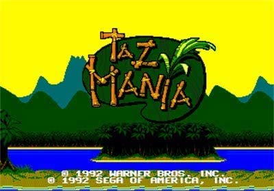 Taz-Mania (Sega Genesis) β Reproduction Video Game Cartridge