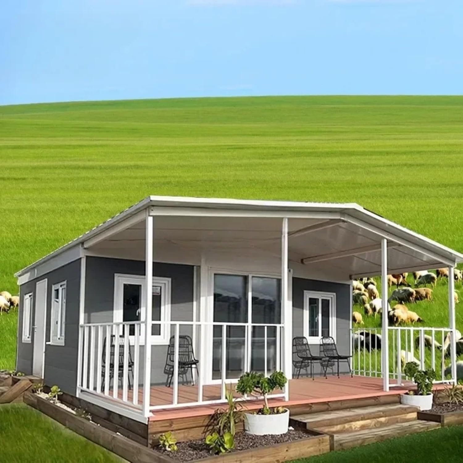 Folding Room 40-Foot Extendable House Container Folding Room House Office