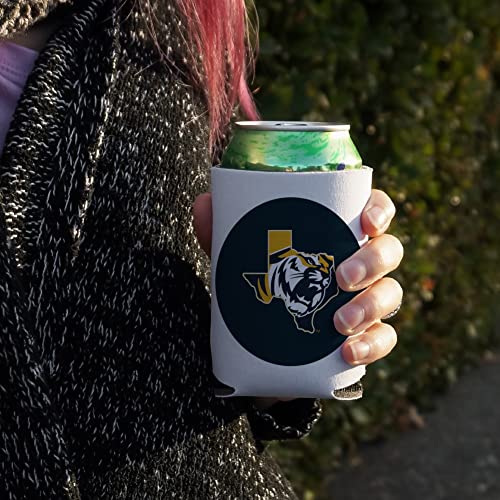 East Texas Baptist University Primary Logo Can Cooler - Drink Sleeve Hugger Collapsible Insulator - Beverage Insulated Holder