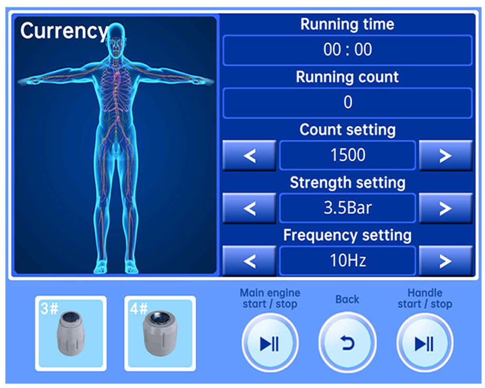 Kalecope Shock Wave Therapy Machine for Joint and Muscle Pain Relief, Muscle and Bone Tissue Regeneration