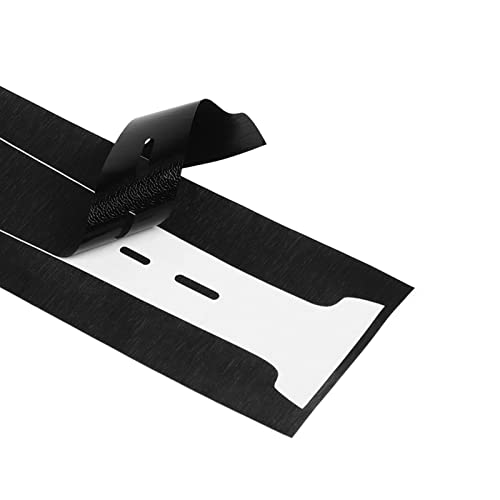 for PS5 Console Middle Skin, Host Middle Strip Sticker Center Part Protection Strip Film for PS5 Optical Drive Edition Host, Durable and Scratch Resistant (Brushed Black)