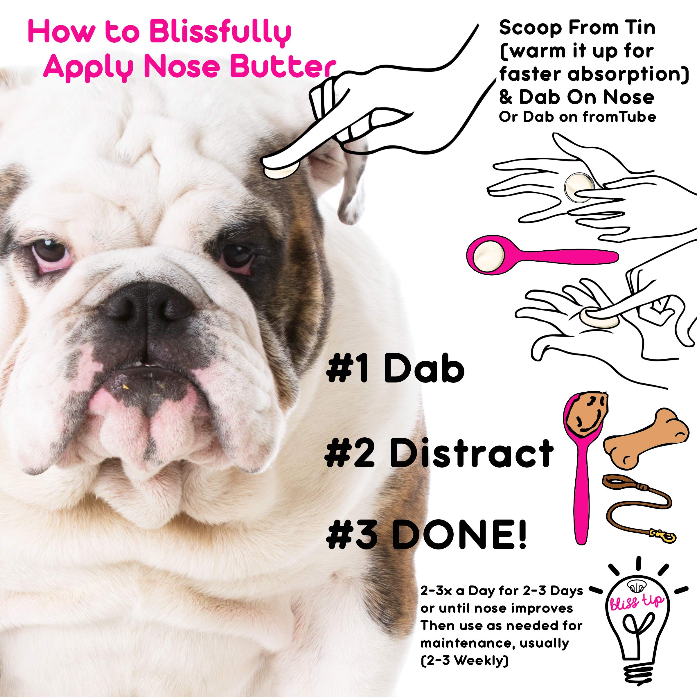 The Blissful Dog Bulldog Nose Butter, 1-Ounce