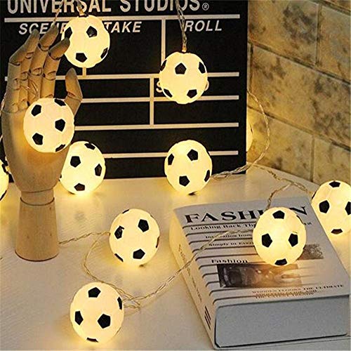 Venhoy String Lights LED Football Shell Light String, Curtain Light, Fairy String Light, Starry String Lights, Garden, Patio, Home, Wedding, Party, Christmas (Size : 20 Lights)
