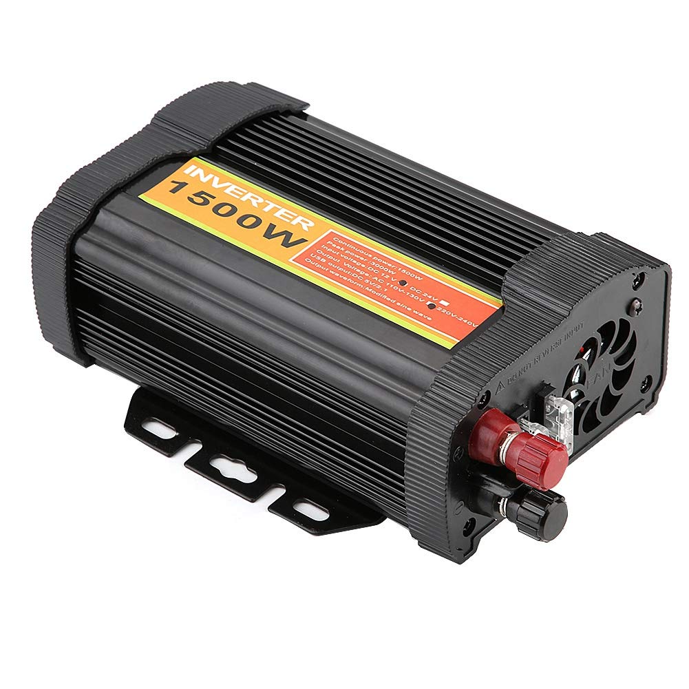 Car 1500W 12V DC to 110V AC 1500W Car Auto Voltage TransCompatible withmer Inverter Converter Car Charge