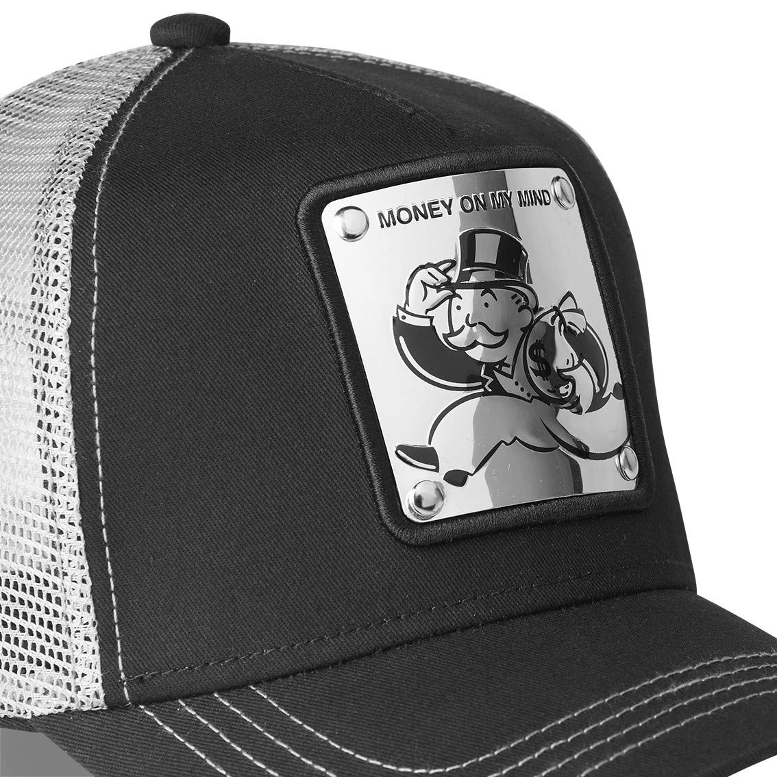Capslab Money on My Mind Black Trucker Cap - One-Size