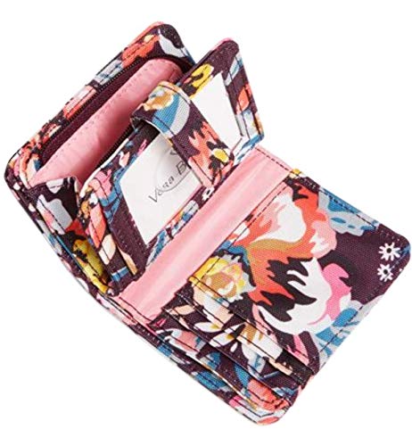 Vera Bradley Lighten Up RFID Small Wallet in Indiana Blossoms