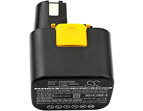 Cameron Sino New Replacement Battery Fit for Panasonic EY3653, EY3653CQ, EY3654, EY3654CQ(2000mAh / 14.40Wh)