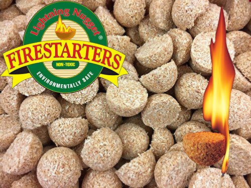 Lightning Nuggets AN170 Fire Starters, 2x2x1.1/4, Tan